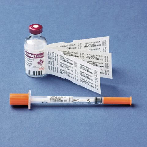 Multi-flag Medication Barcode Labels